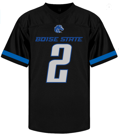 Boise State Broncos Men's Retro Brand Ashton Jeanty Twill Football Jer ...