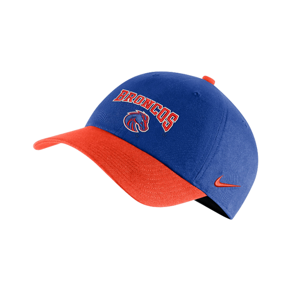 Boise State Broncos Nike Heritage86 "Broncos" Adjustable Hat (Blue/Ora ...