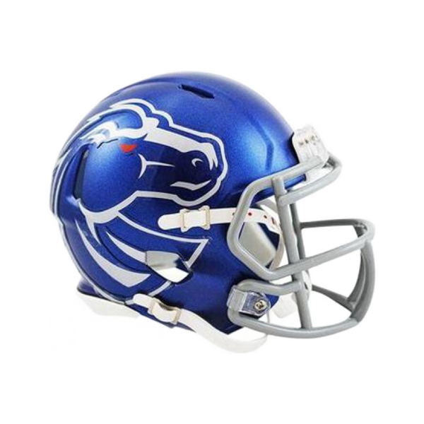 Boise State Broncos Riddell Mini Replica Helmet (Blue) – The Blue and ...