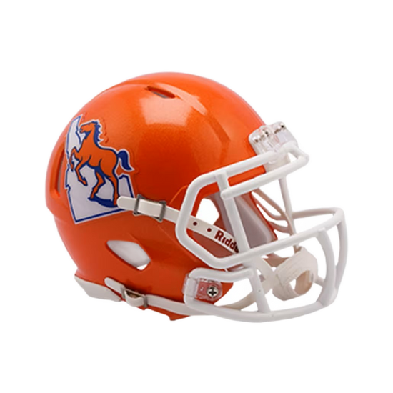 Boise State Broncos Riddell Throwback Mini Replica Helmet (Orange ...