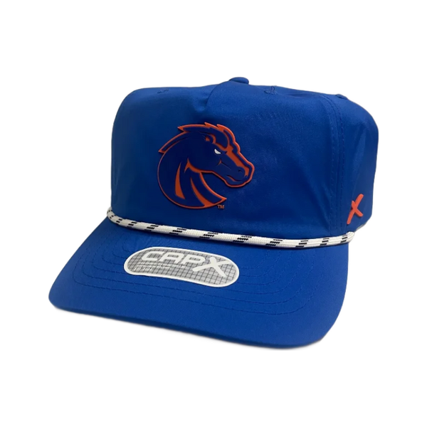 Boise State Broncos CapX Unstructured A-Frame Snapback Hat (Blue) – The ...