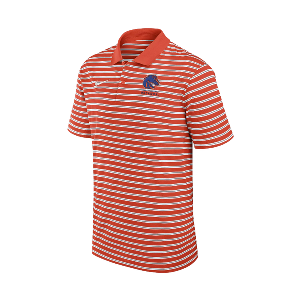 Boise State Broncos Nike Men's Victory Striped Bronco Dri-Fit Polo (Or ...