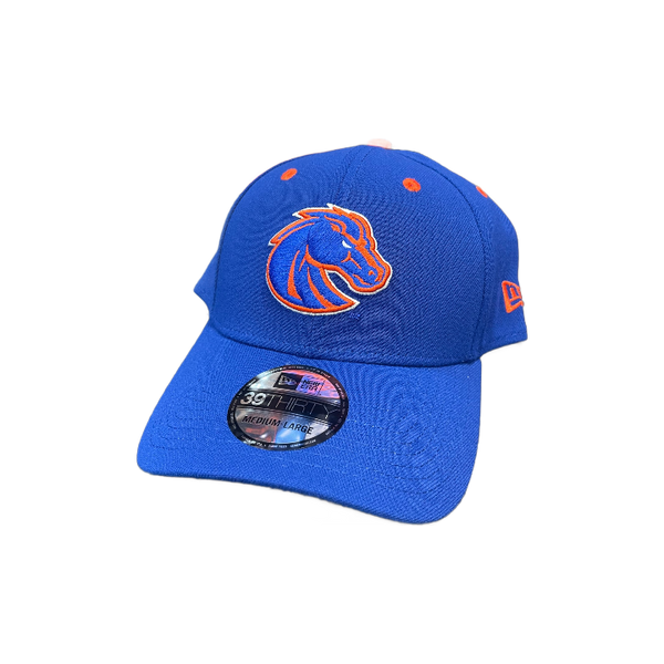 Boise State Broncos New Era Bronco 39Thirty Flex Fit Hat (Blue) – The ...